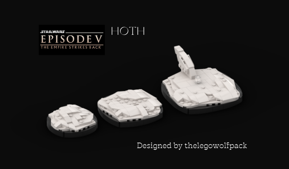 Lego Moc Minifig Round Display Hoth By Thelegowolfpack Rebrickable