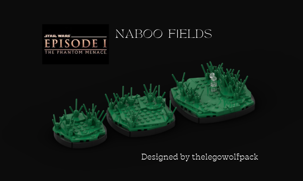 Lego Moc Minifig Round Display Theed Fields By Thelegowolfpack