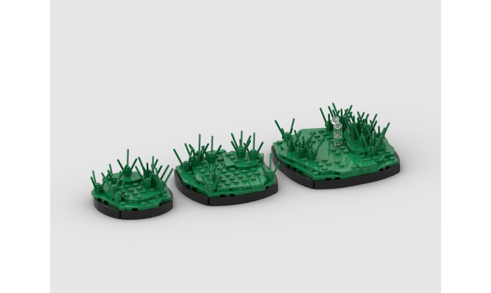 Lego Moc Minifig Round Display Theed Fields By Thelegowolfpack