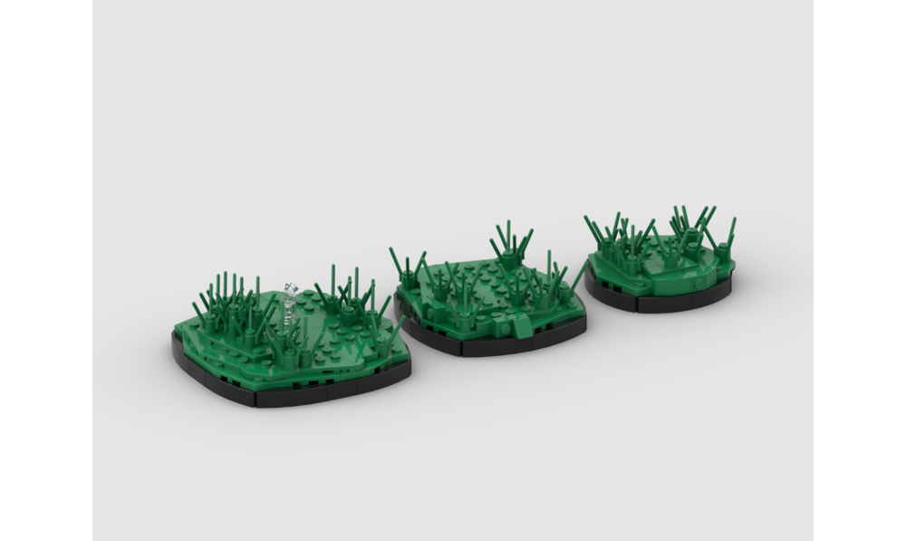 Lego Moc Minifig Round Display Theed Fields By Thelegowolfpack