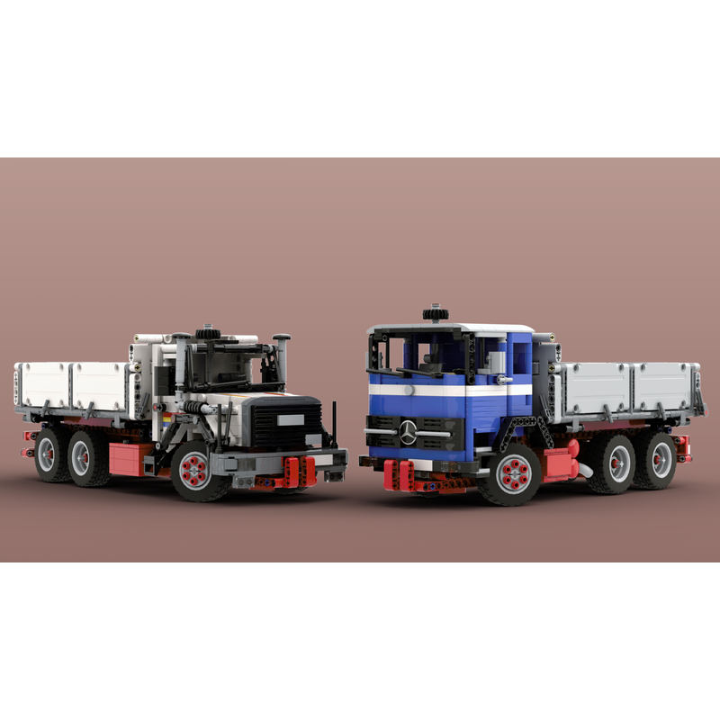 LEGO MOC Mercedes-Benz LP 2223 trilateral tipper by OldOlneyLego ...