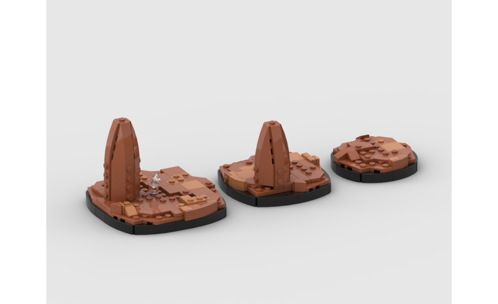 Lego Moc Minifig Round Display Geonosis By Thelegowolfpack