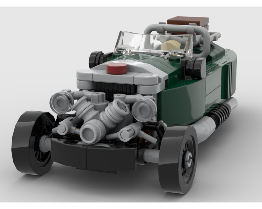 LEGO MOC 2012 Morgan Three-Wheeler by toms8wides | Rebrickable - Build ...