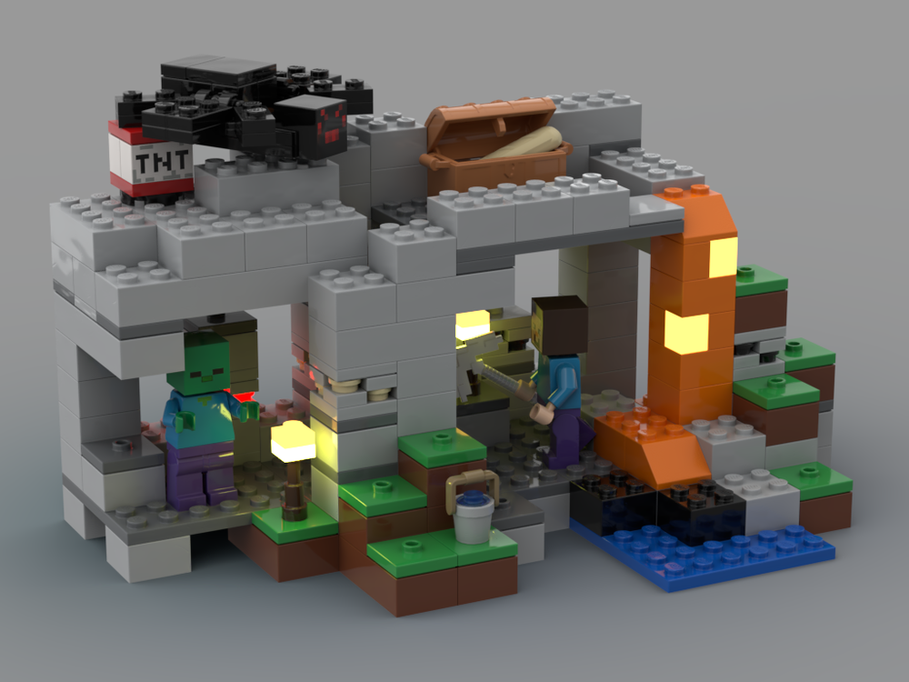 LEGO MOC The Cave Adventure by Scorpio13 | Rebrickable - Build with LEGO