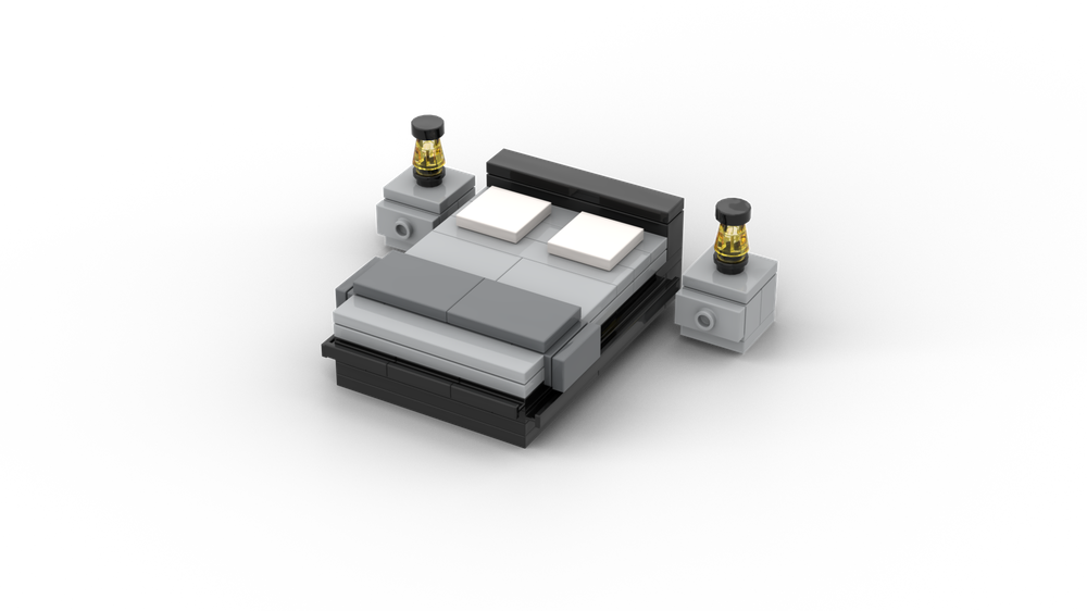 LEGO MOC Lego bed - Rich model by bloco_de_ideias | Rebrickable - Build ...