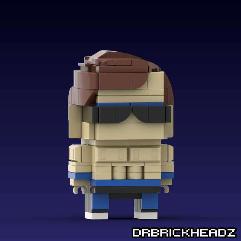 LEGO MOC Johnny Cage (Mortal Kombat II) Brickheadz by DrBrickheadz ...