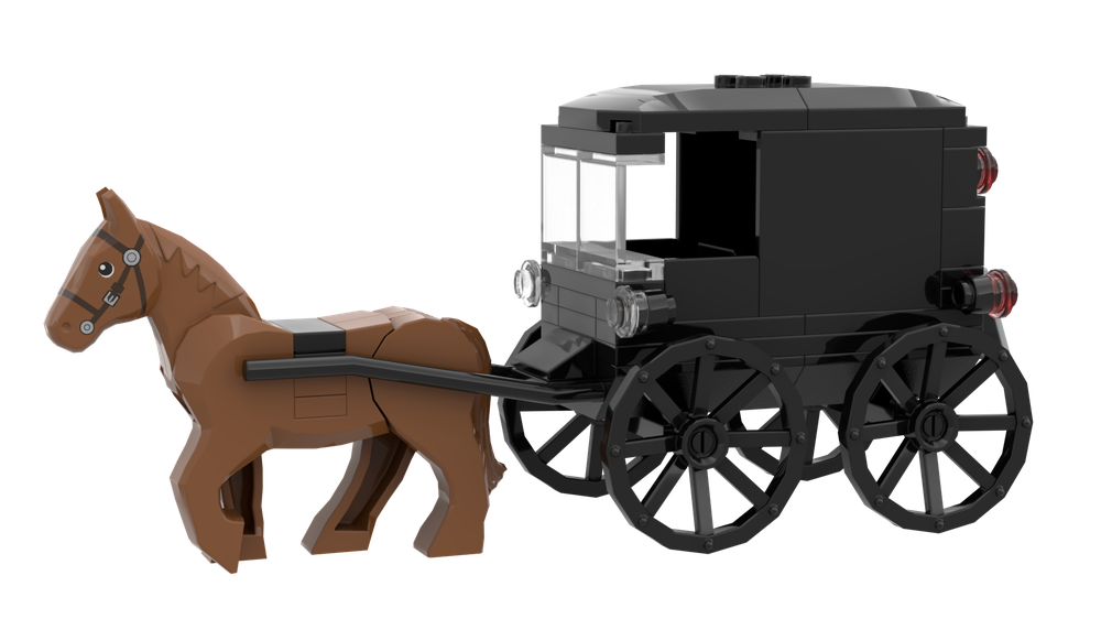 LEGO MOC Amish Buggy by whataslacker | Rebrickable - Build with LEGO