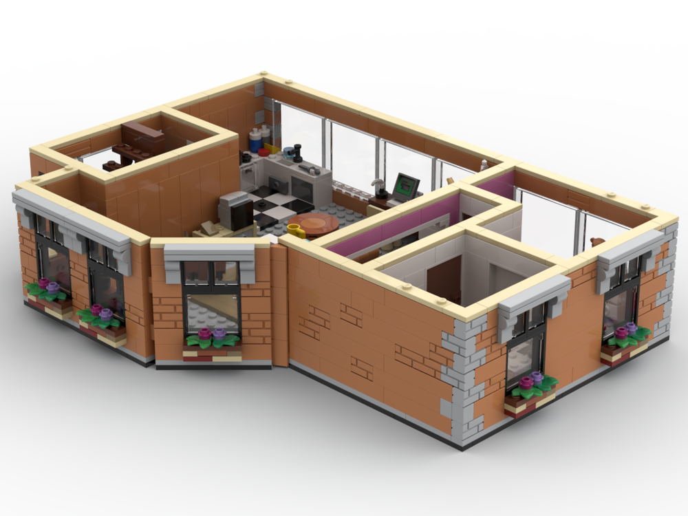 LEGO MOC SitComplex - Ross Apartment by Brick Artisan | Rebrickable ...