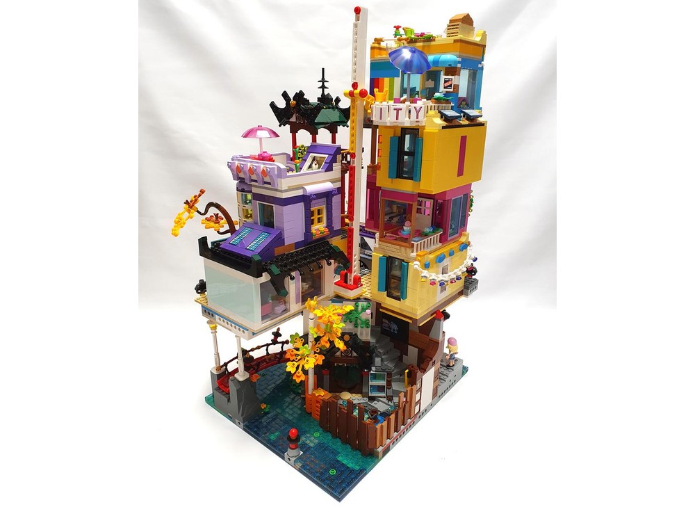 LEGO MOC Ninjago City Apartments by icedragonj | Rebrickable - Build ...