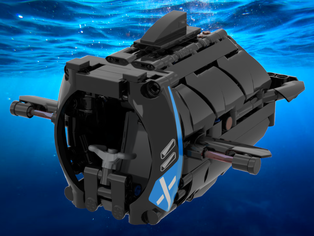 LEGO MOC 42162 Mini Submarine by artemisovsky | Rebrickable - Build ...