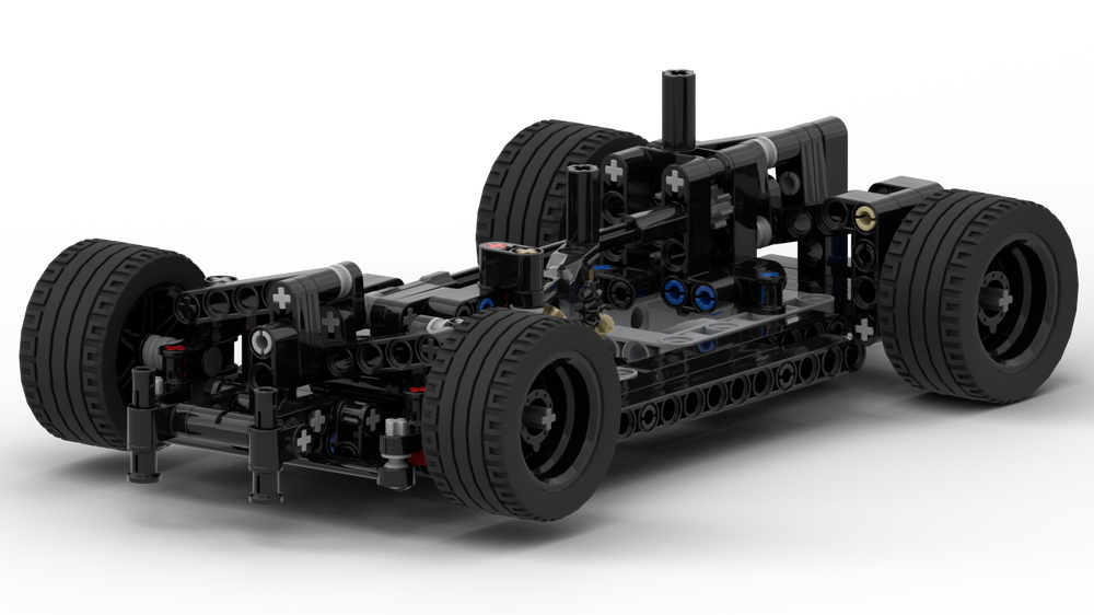 LEGO MOC adjustable camber chassis by RomAuLait | Rebrickable - Build ...