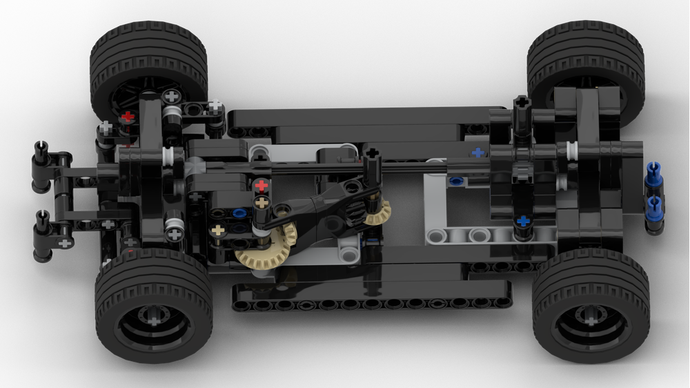 LEGO MOC adjustable camber chassis by RomAuLait | Rebrickable - Build ...