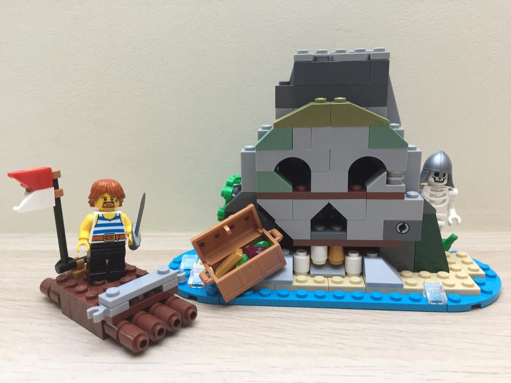 LEGO MOC 31120: Volcano Island Remake by nkende | Rebrickable - Build ...
