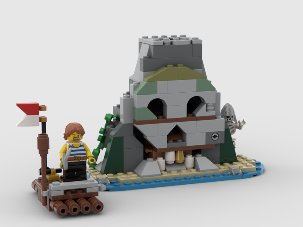 LEGO MOC 31120: Volcano Island Remake by nkende | Rebrickable - Build ...