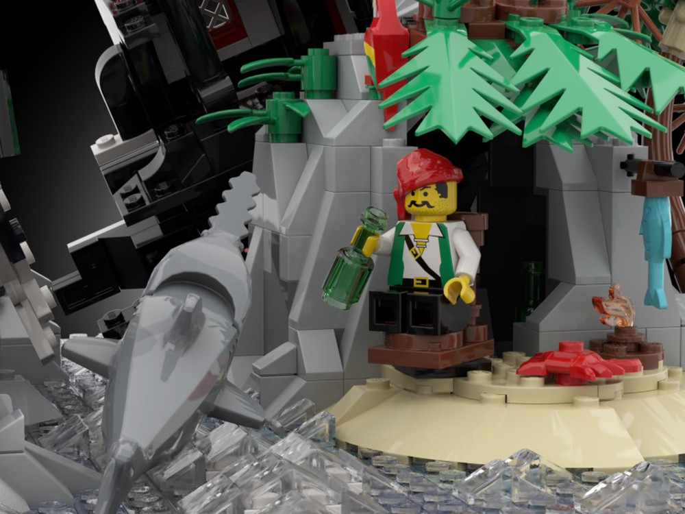 LEGO MOC Shipwreck Island Revamp by Mikey_Brickalloti | Rebrickable ...