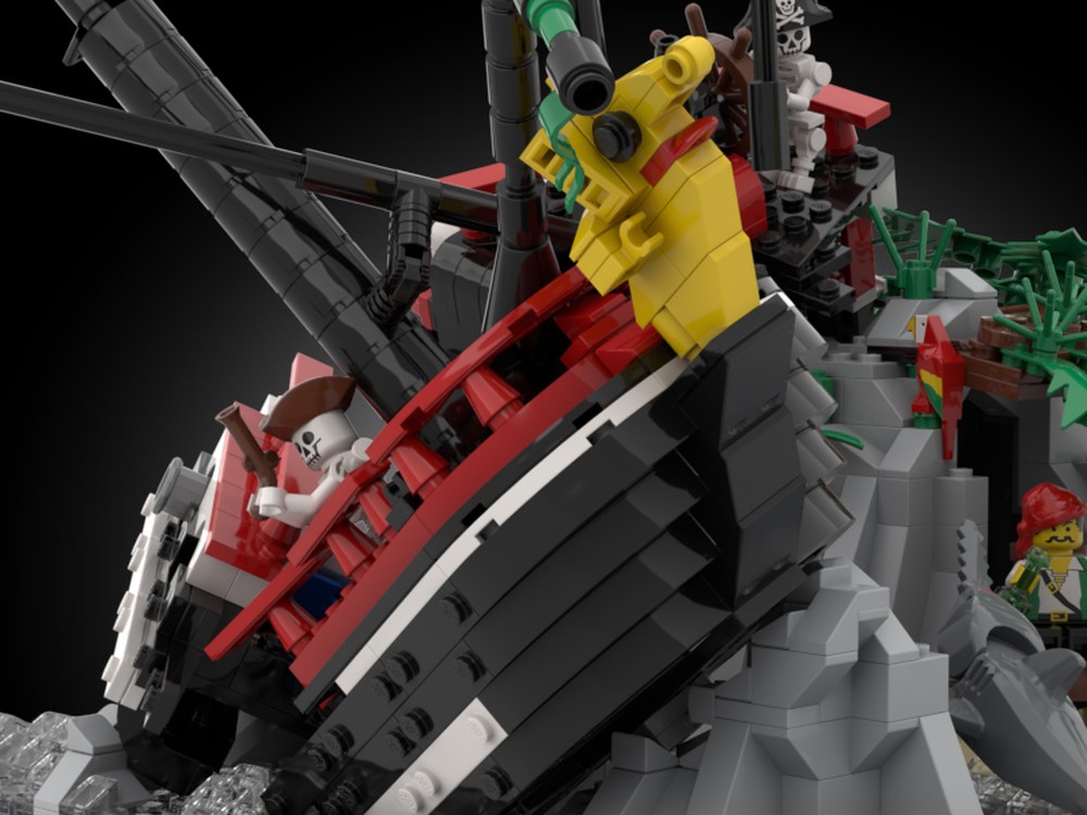 LEGO MOC Shipwreck Island Revamp by Mikey_Brickalloti | Rebrickable ...