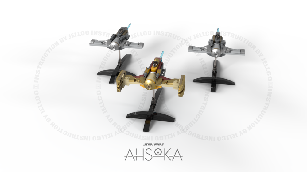 LEGO MOC Micro Shin Hati's Starfighter & Squadron by jellco ...