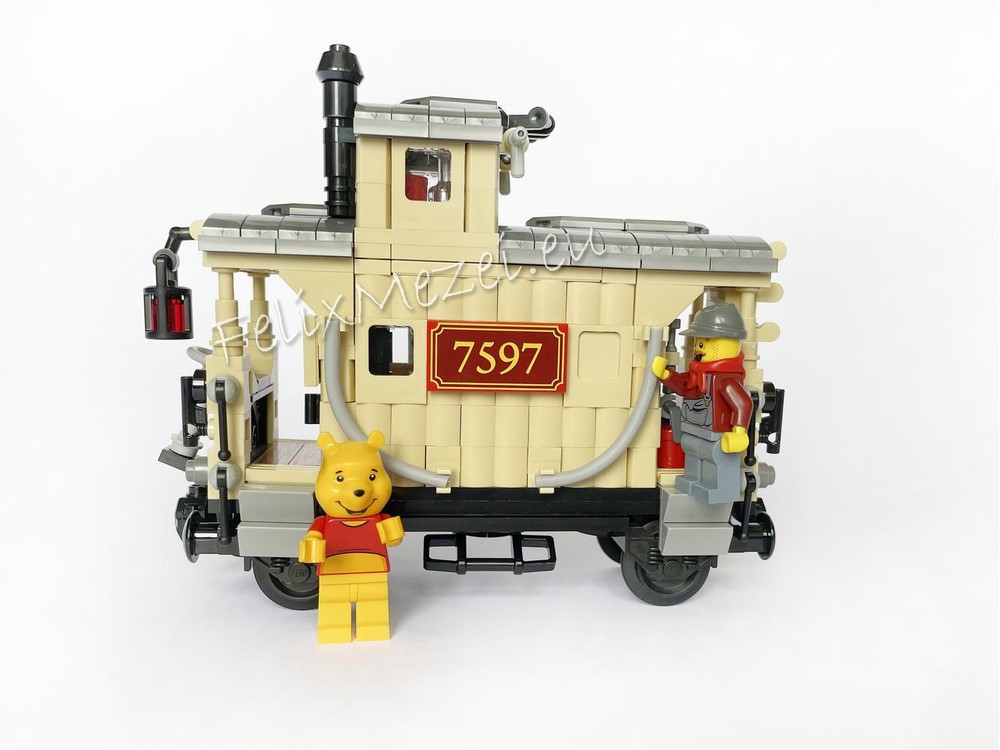 Lego Moc Caboose Rio Grande Inspired Train Carriage By Felixmezei