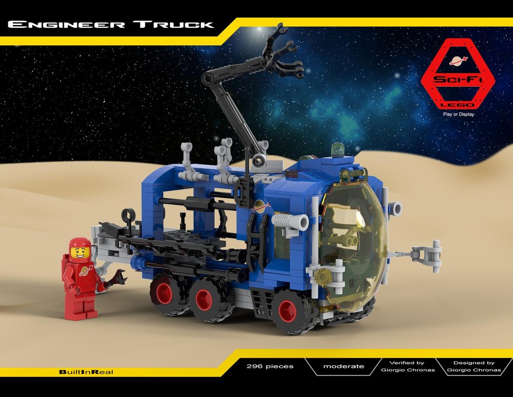 LEGO MOC Space Engineer Truck by Legocionado | Rebrickable - Build with ...