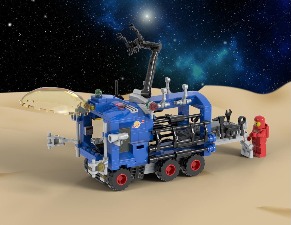 Lego Moc Space Engineer Truck By Legocionado Rebrickable Build With