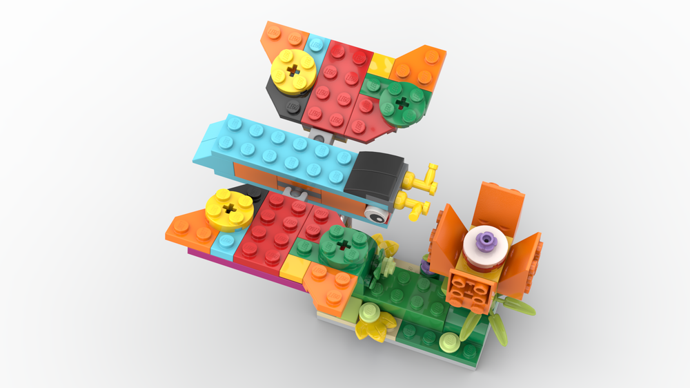 LEGO MOC 11018 Butterfly by Lenarex | Rebrickable - Build with LEGO