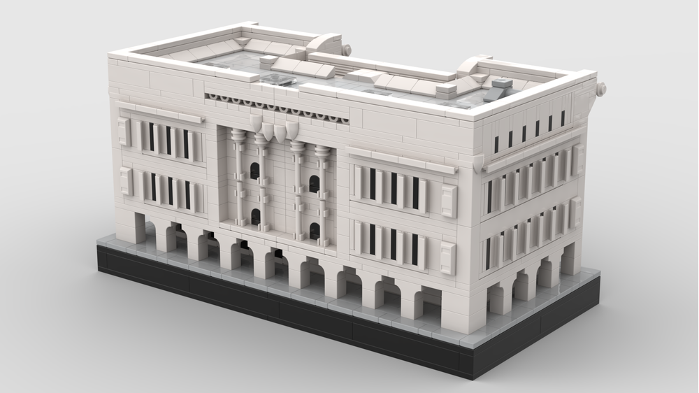 LEGO MOC-159172 BANK OF SPAIN MICROSCALE - 16X32 by design_studio_rene ...