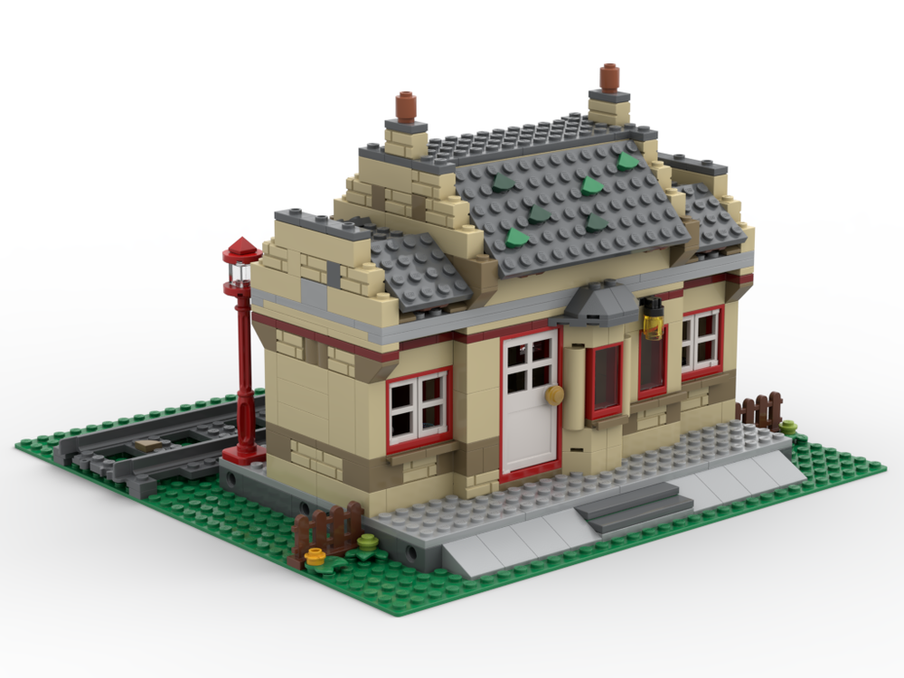 LEGO MOC Modular Hogsmeade Station - Modification of set 76423 by Brick ...