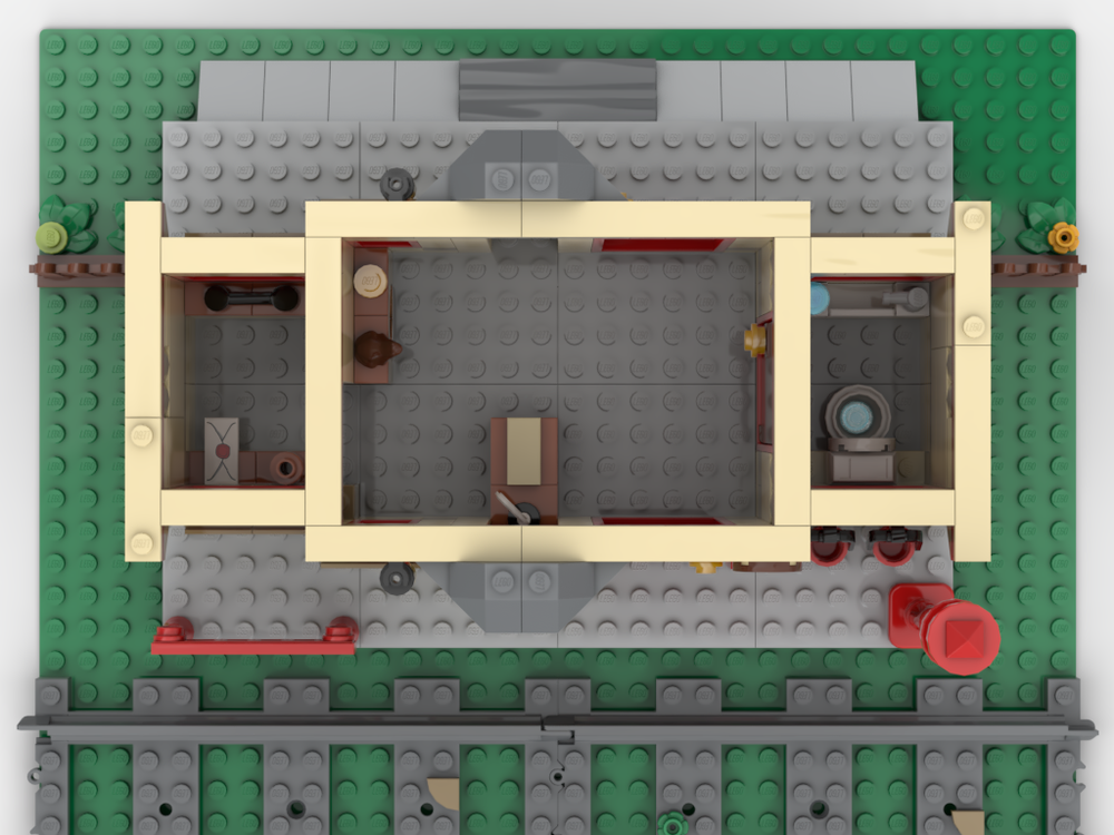 LEGO MOC Modular Hogsmeade Station - Modification of set 76423 by Brick ...