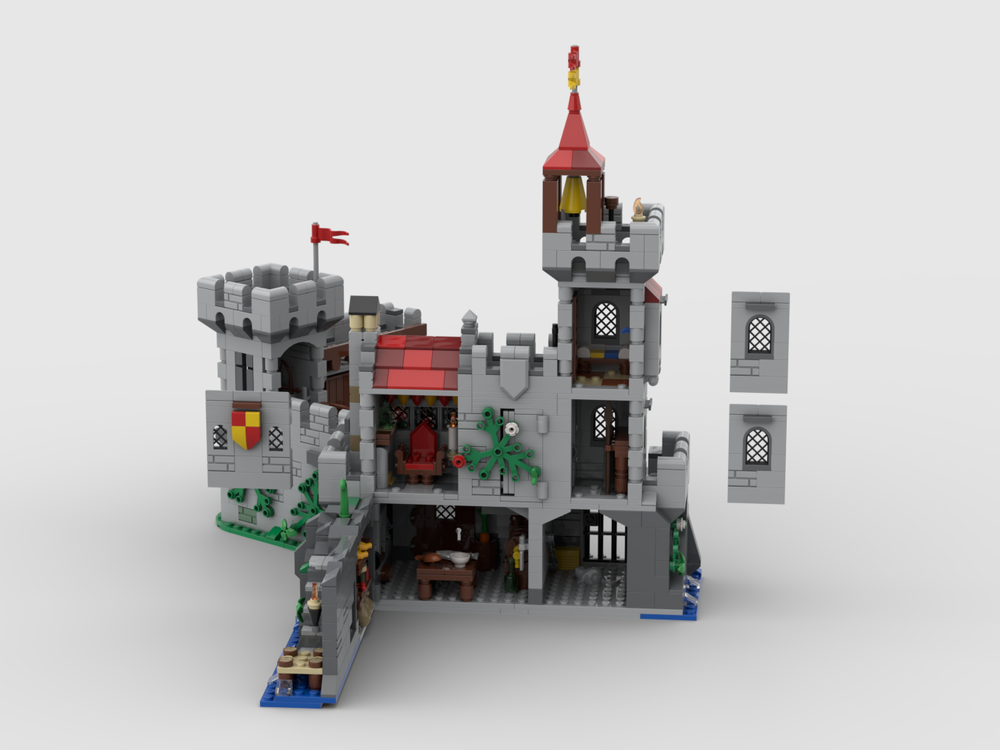 LEGO MOC Lochside Castle by MidiBricks | Rebrickable - Build with LEGO