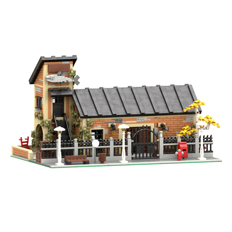 LEGO MOC Old Canning Fish Factory by Curraheetom | Rebrickable - Build ...