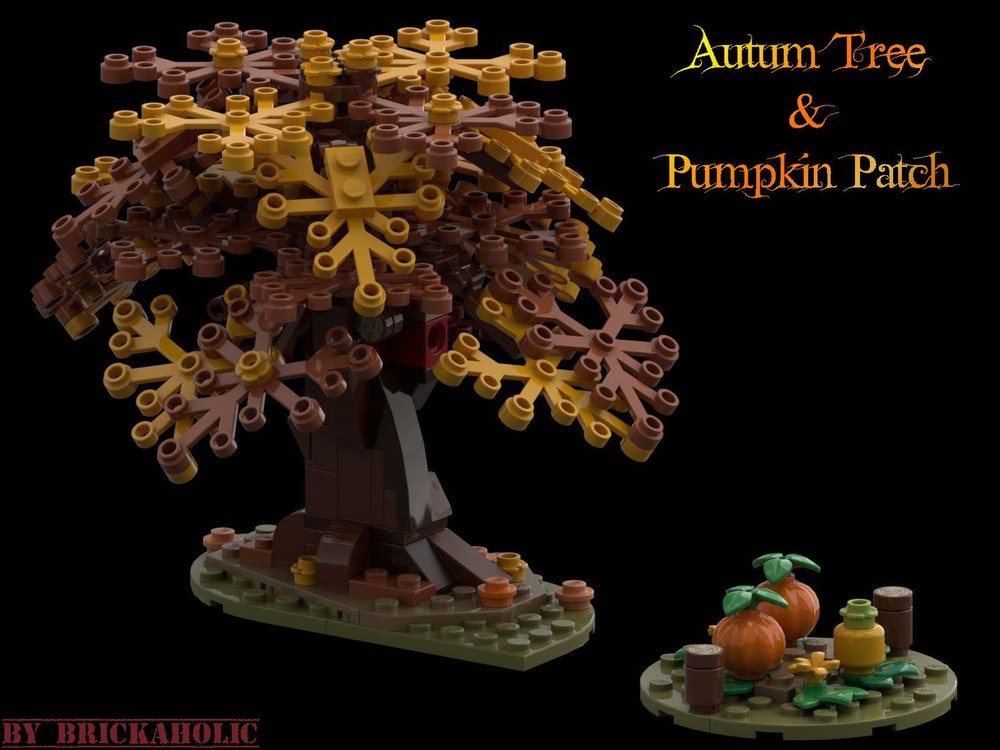LEGO MOC MOC LEGO AUTUMN TREE & Pumpkin Patch Building Instructions by ...