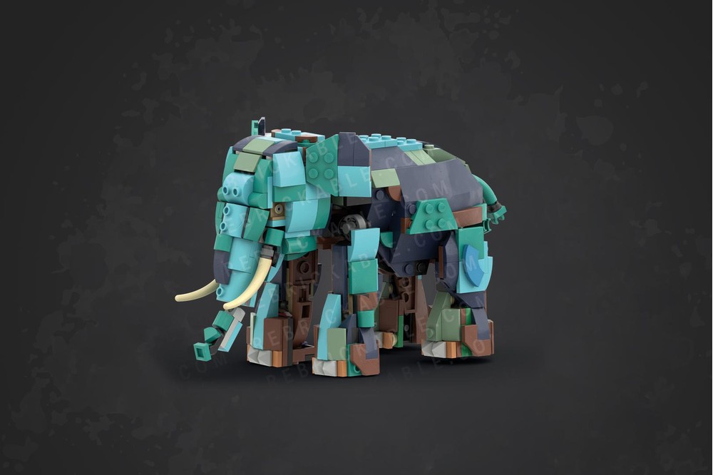 LEGO MOC Viking War Elephant by Made With Brix | Rebrickable - Build ...