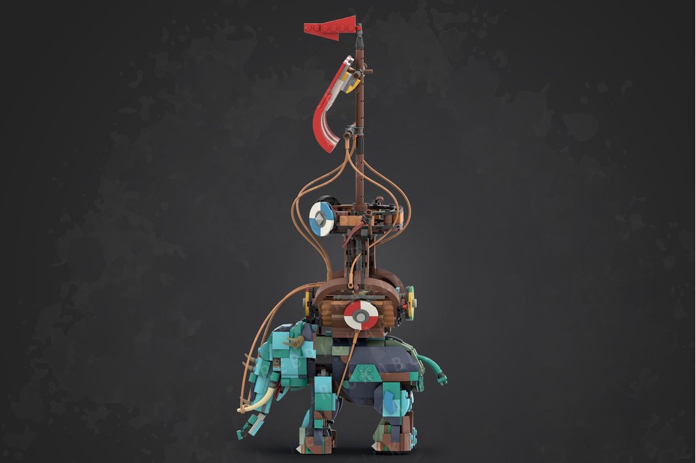 LEGO MOC Viking War Elephant by Made With Brix | Rebrickable - Build ...