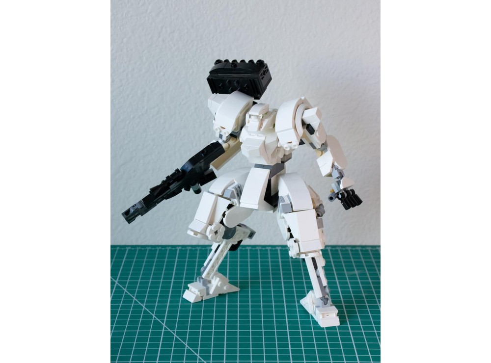 Lego Moc Armored Core Nachtreiher Mech By Rv1z Rebrickable Build