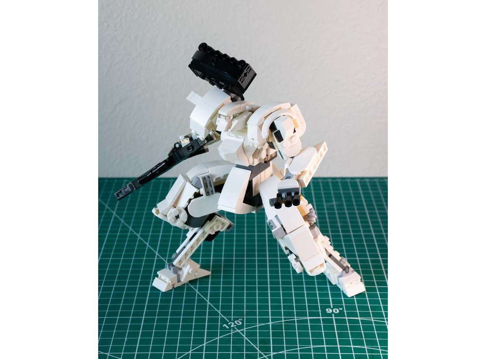 Lego Moc Armored Core Nachtreiher Mech By Rv1z Rebrickable Build