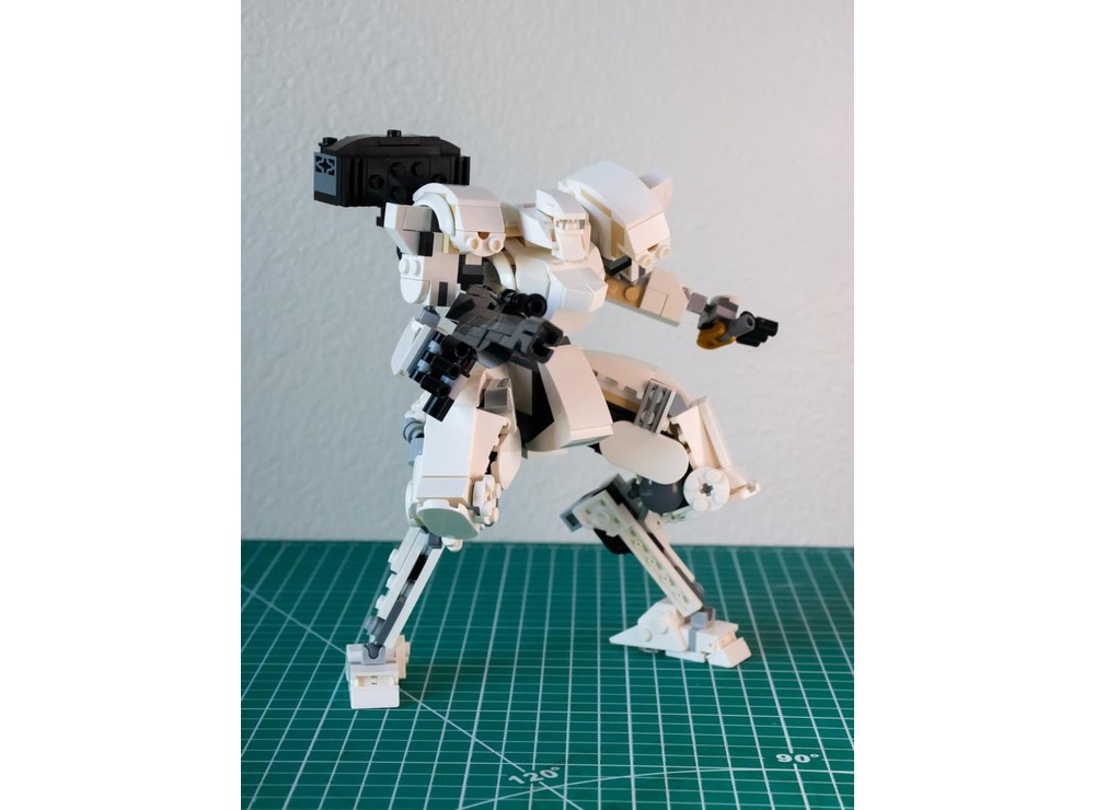 Lego Moc Armored Core Nachtreiher Mech By Rv1z Rebrickable Build