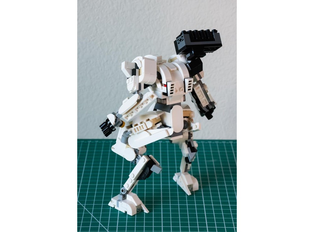 Lego Moc Armored Core Nachtreiher Mech By Rv1z Rebrickable Build