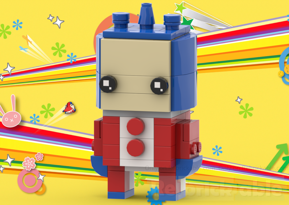 LEGO MOC Teddie BrickHead - Persona 4 by GoldengamerLego | Rebrickable ...