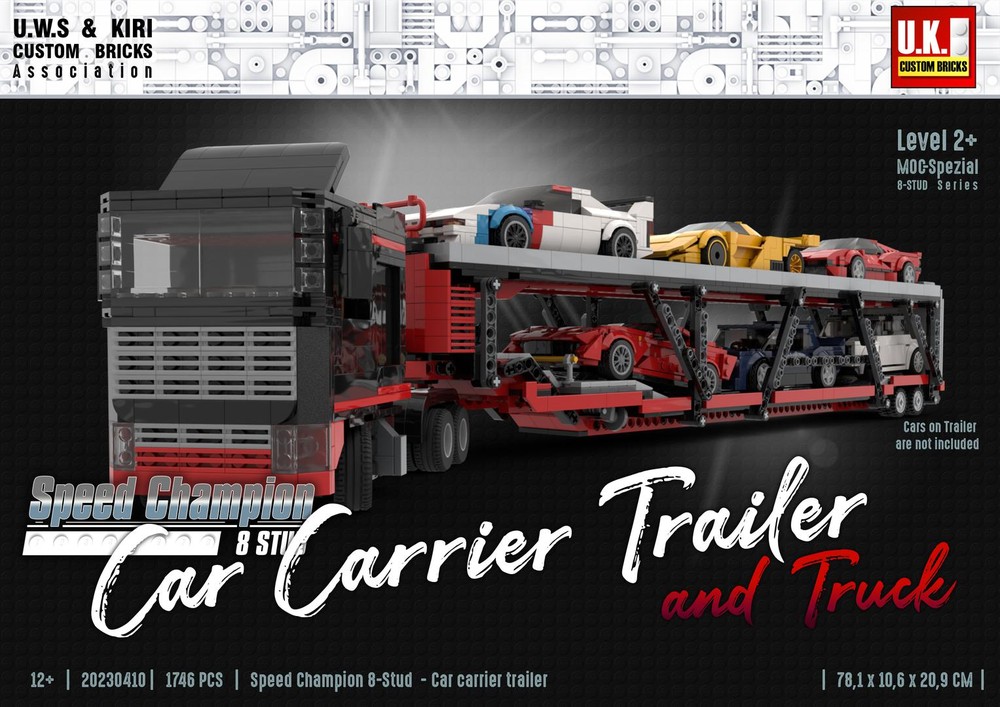 LEGO MOC Car Trailer and Truck by UK-CustomBricks | Rebrickable - Build ...