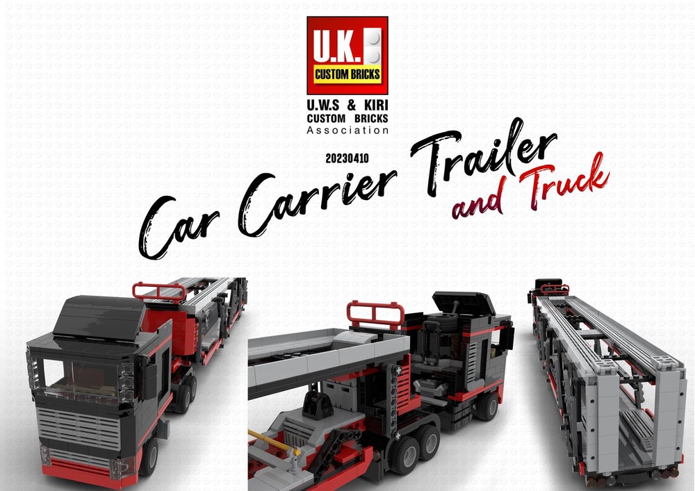LEGO MOC Car Trailer and Truck by UK-CustomBricks | Rebrickable - Build ...
