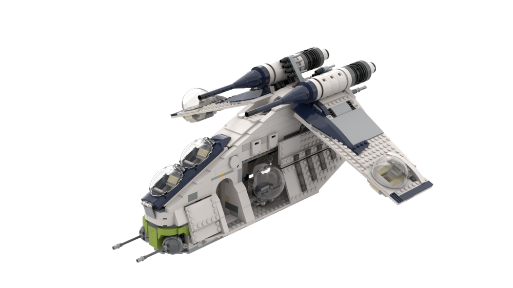 LEGO MOC 75021 Republic Gunship Variants - Doors, Blue Colour ...