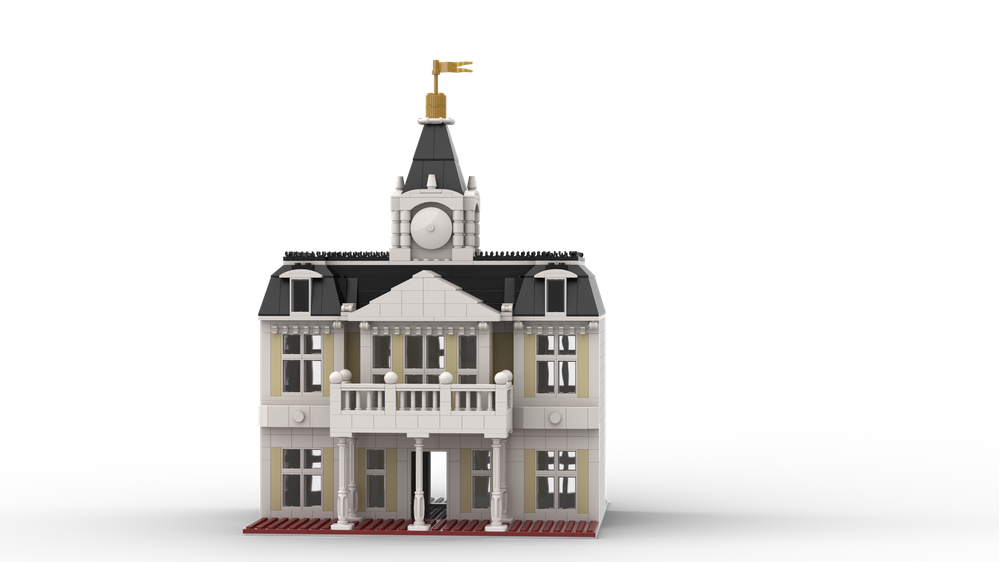 LEGO MOC Main Street USA Town Hall by Andretect | Rebrickable - Build ...