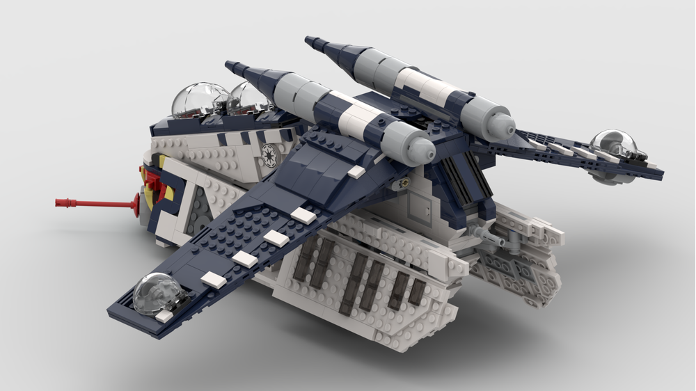 Lego Moc Muunilist 10 Tiger Shark Gunship Budget Version By Bigjudge