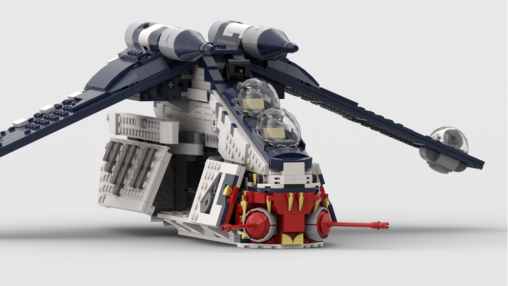 Lego Moc Muunilist 10 Tiger Shark Gunship Budget Version By Bigjudge