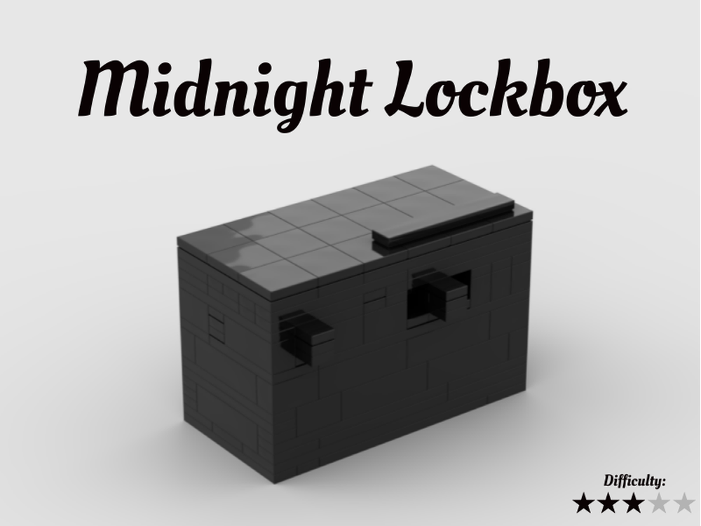 LEGO MOC Midnight Lockbox Puzzlebox by JessProductions | Rebrickable ...