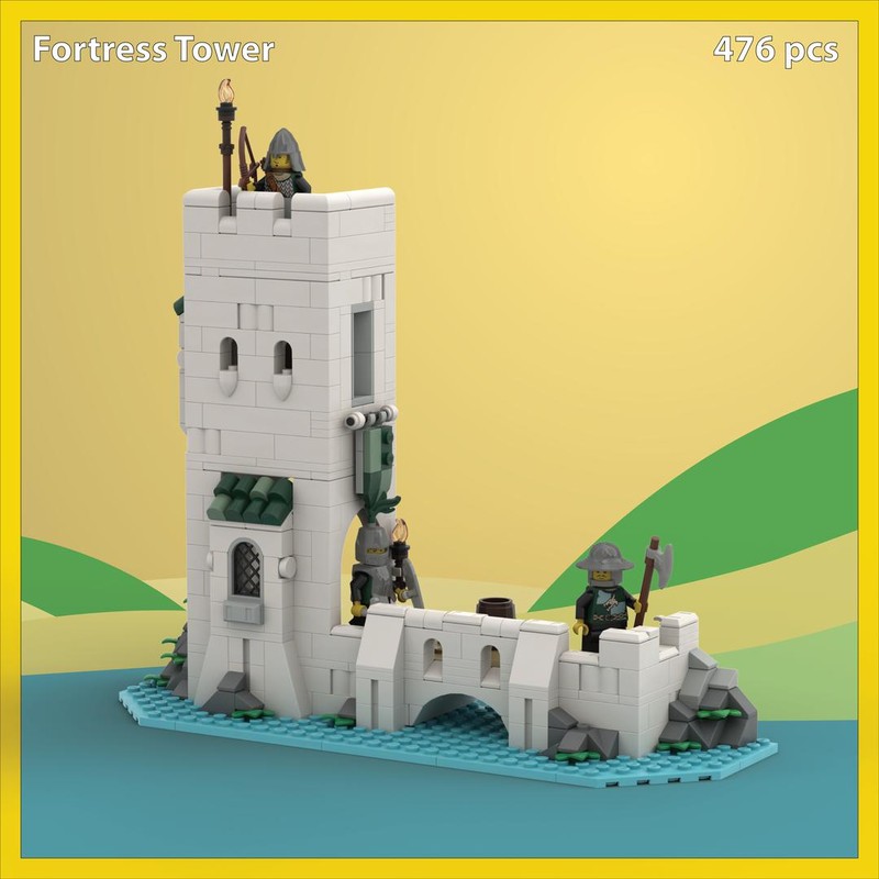 LEGO MOC Castle Themed Fortress Tower by COLEMANTREBORBESTJEDITOHAVEEVE ...