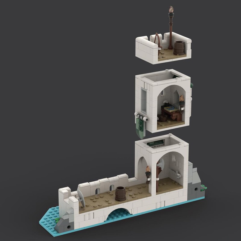 LEGO MOC Castle Themed Fortress Tower by COLEMANTREBORBESTJEDITOHAVEEVE ...