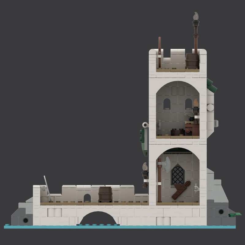 LEGO MOC Castle Themed Fortress Tower by COLEMANTREBORBESTJEDITOHAVEEVE ...