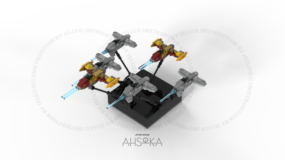 Lego Moc Ultramicro Diorama Shin Hatis Starfighters By Jellco