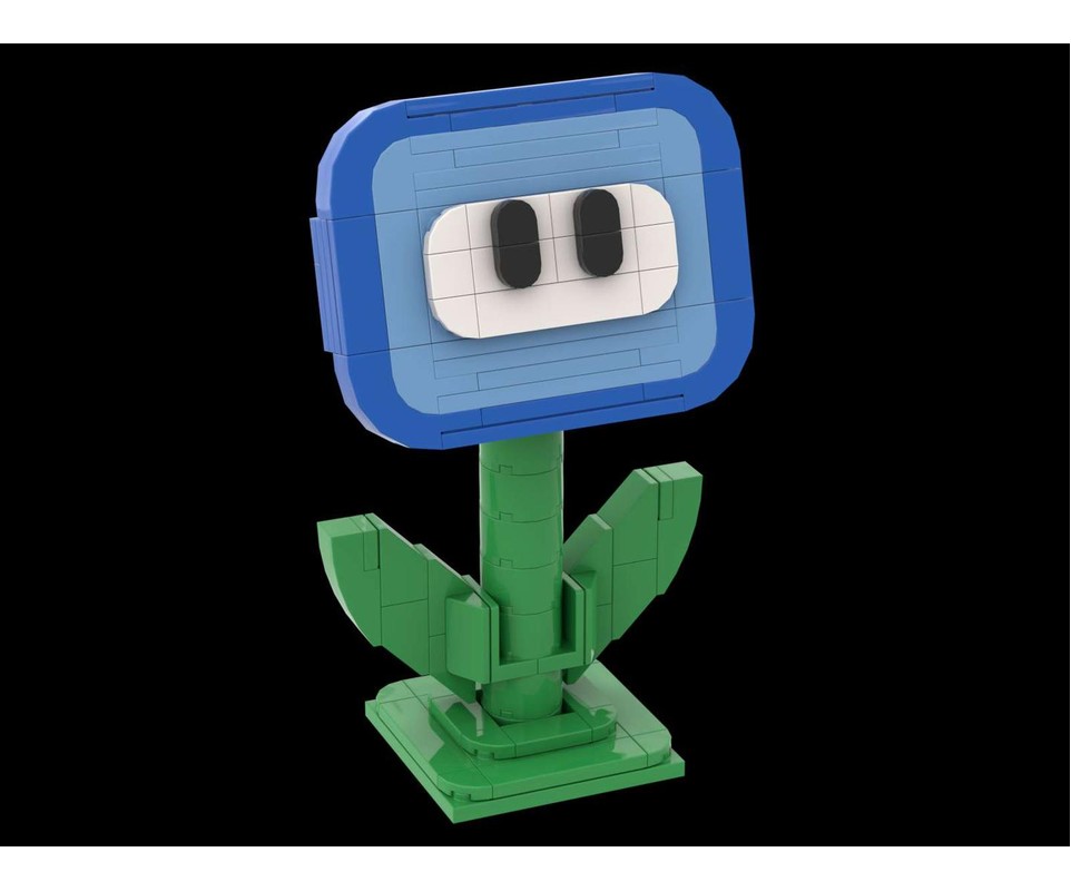 LEGO MOC Ice Flower by Brick-Fil-A-Builds | Rebrickable - Build with LEGO